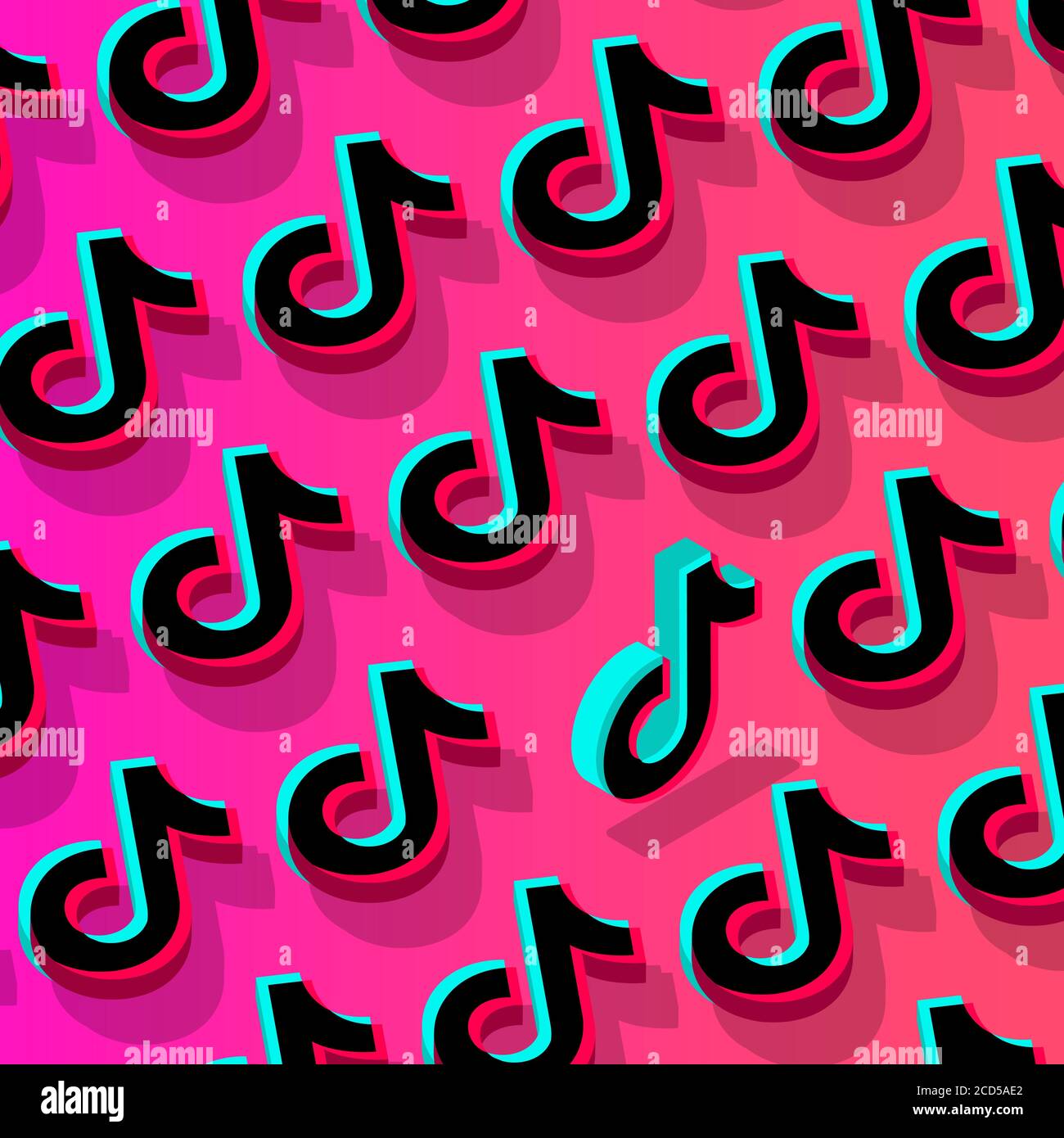 Tik tok logo 3d hi-res stock photography and images - Alamy