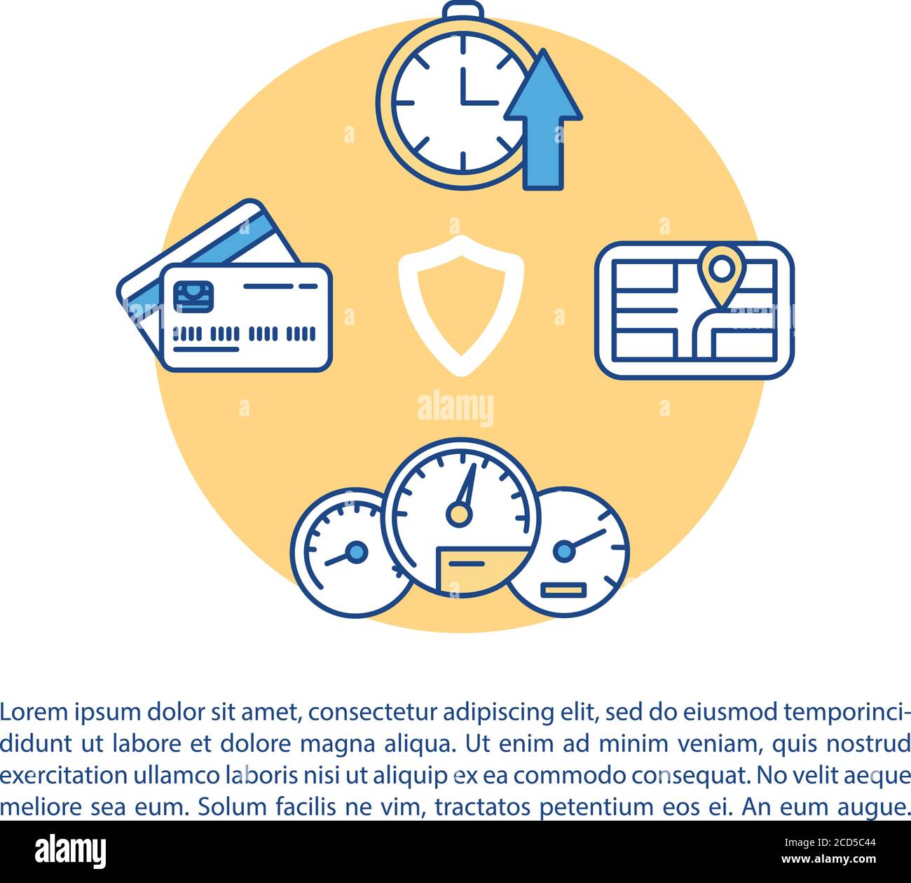 Toll road violation concept icon with text Stock Vector Image & Art - Alamy