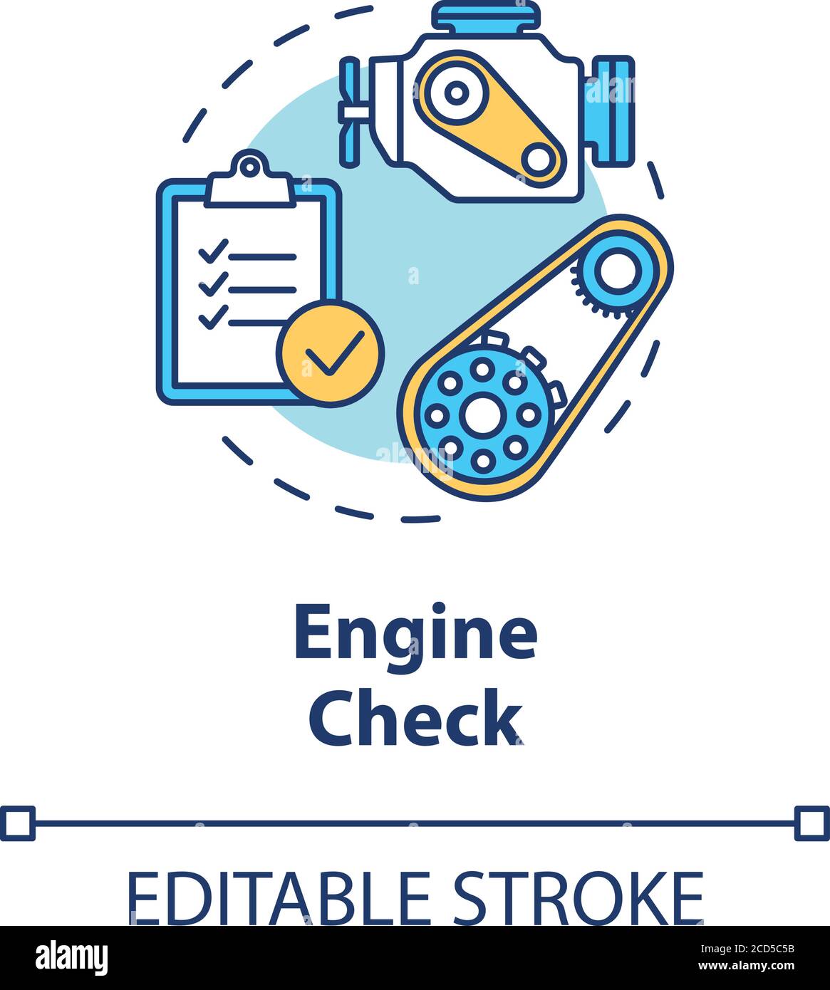 Engine testing equipment Stock Vector Images - Alamy