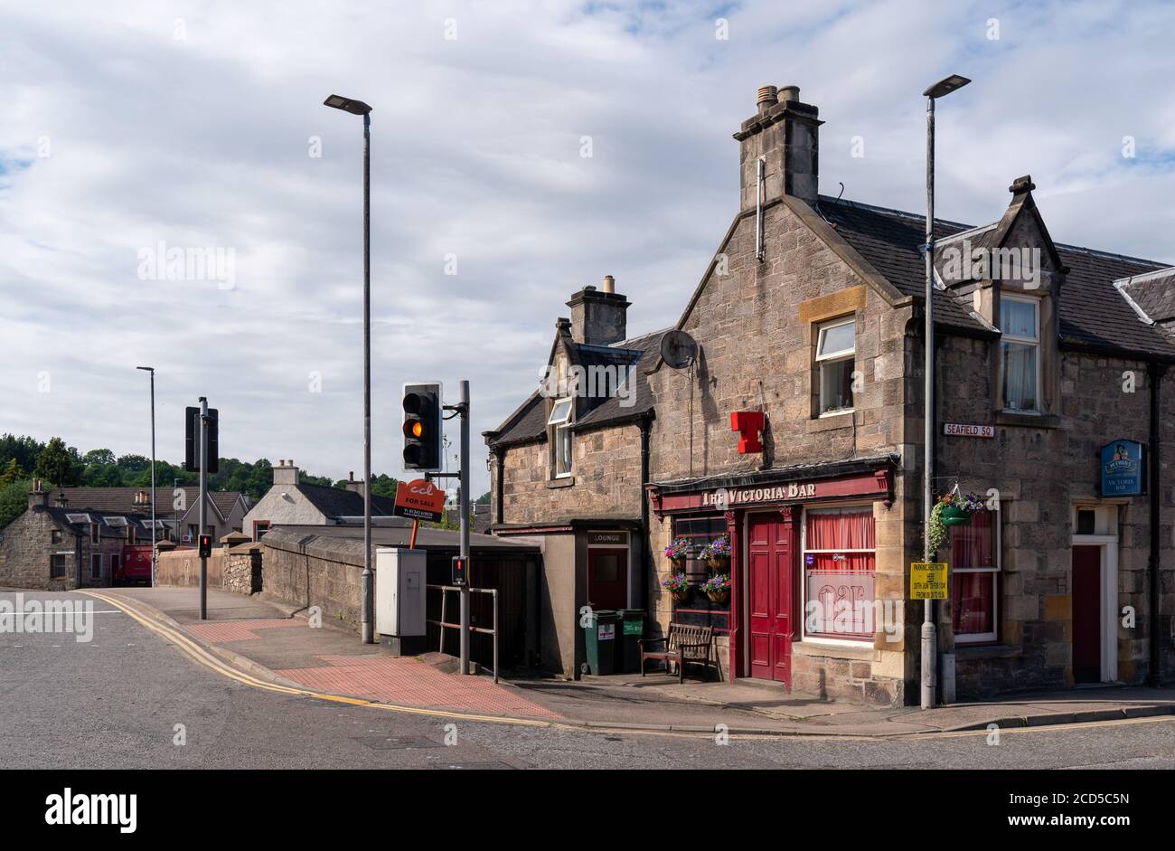 17 July 2020. Victoria Bar, 1-3 Seafiled Square, Rothes, Moray ...
