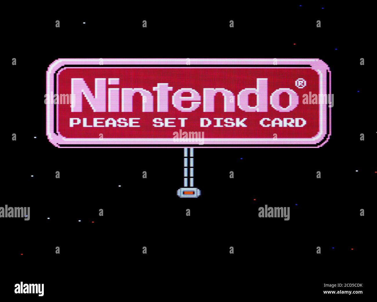 Insert disk message - Nintendo Famicom Disk System Videogame ...