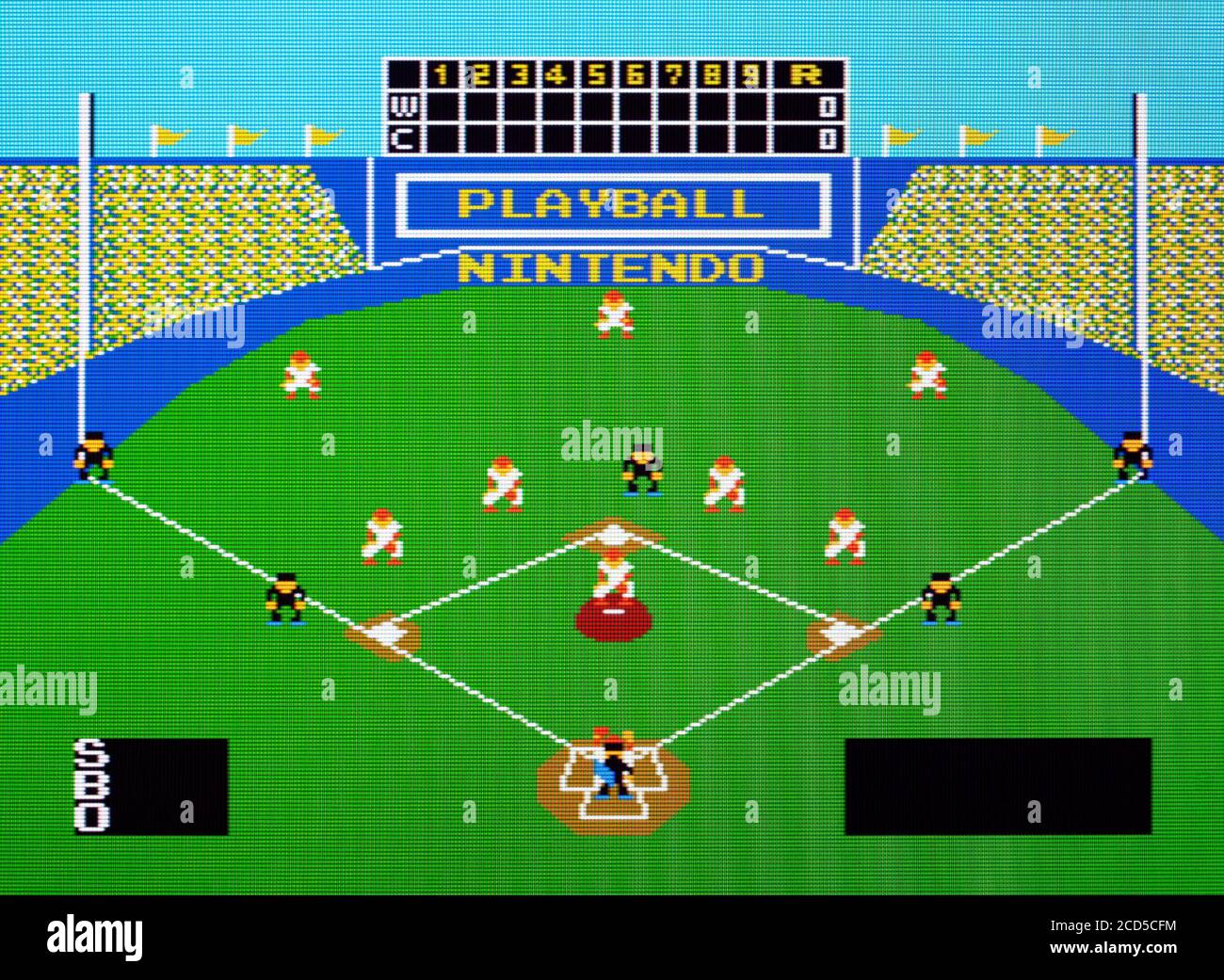 Baseball - Nintendo Famicom Disk System Videogame - Editorial use only ...
