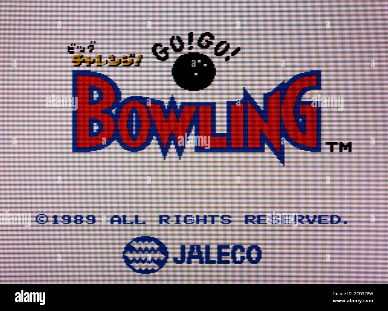 Big Challenge! Go! Go! Bowling - Nintendo Famicom Disk System Videogame ...