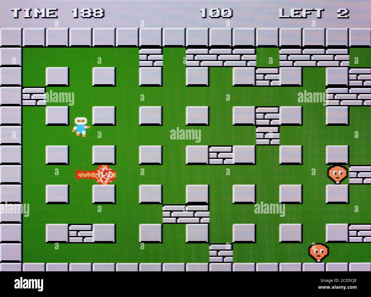 Bomber Man - Nintendo Famicom Disk System Videogame - Editorial use ...