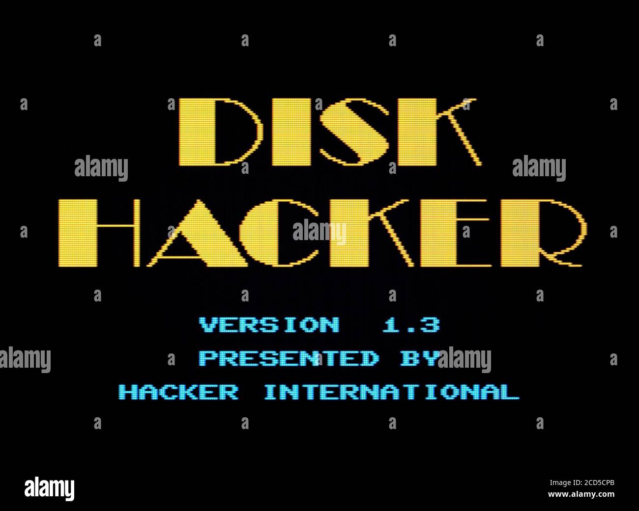 Disk Hacker - Nintendo Famicom Disk System Videogame - Editorial use only Stock Photo - Alamy