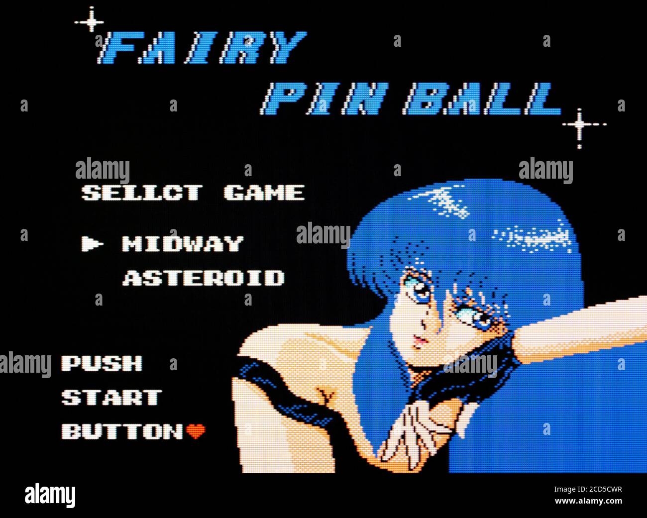 Fairy Pinball - Nintendo Famicom Disk System Videogame - Editorial use ...