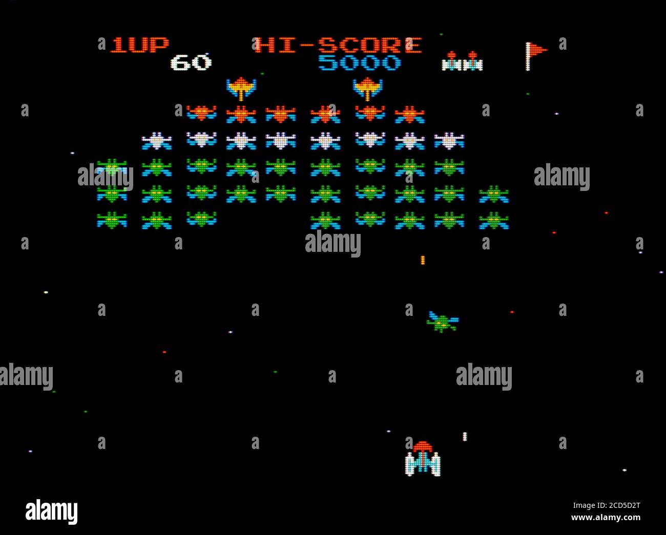 Galaxian - Nintendo Famicom Disk System Videogame - Editorial use only ...
