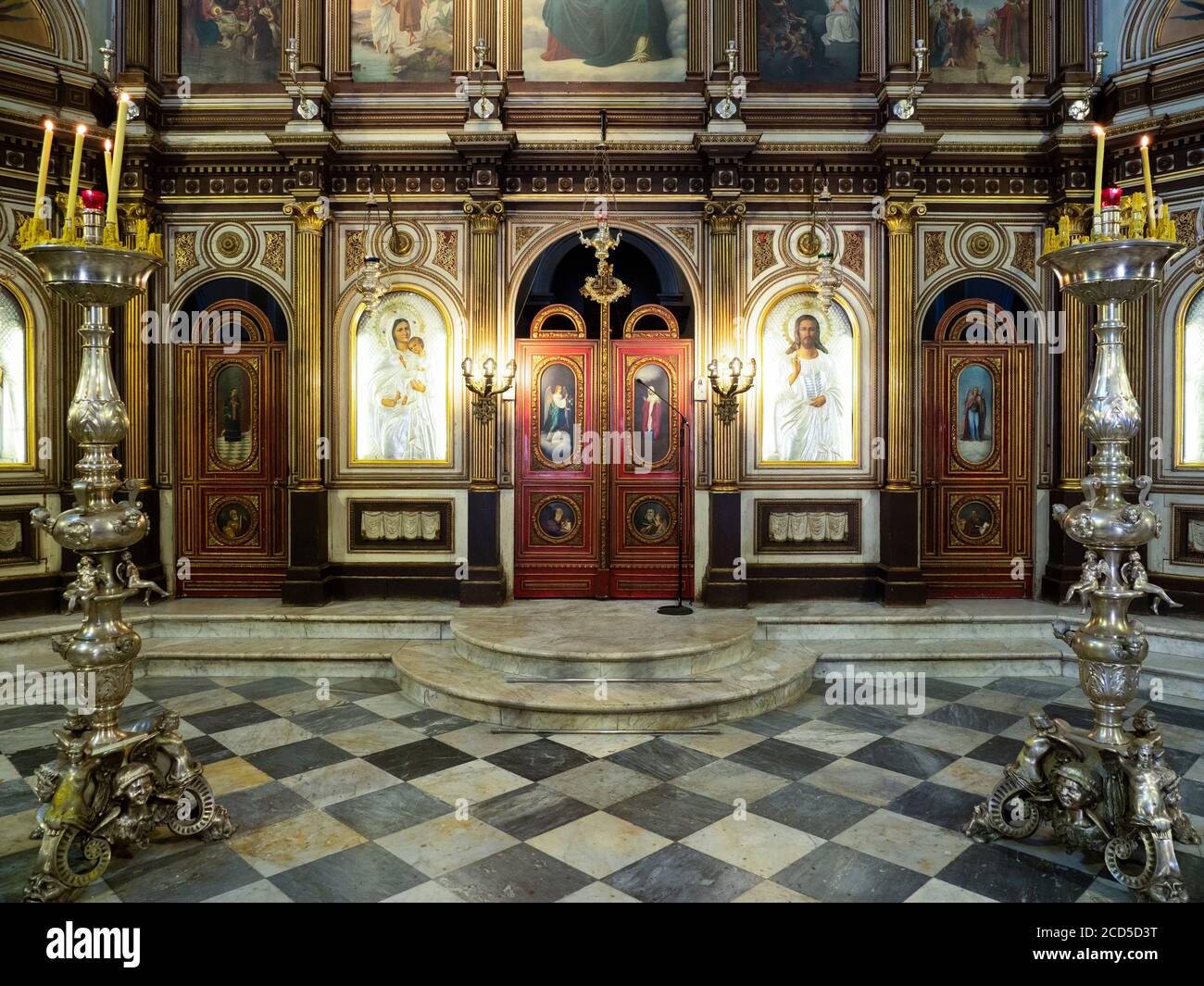 Saint nicholas church interior hi-res stock photography and images - Alamy