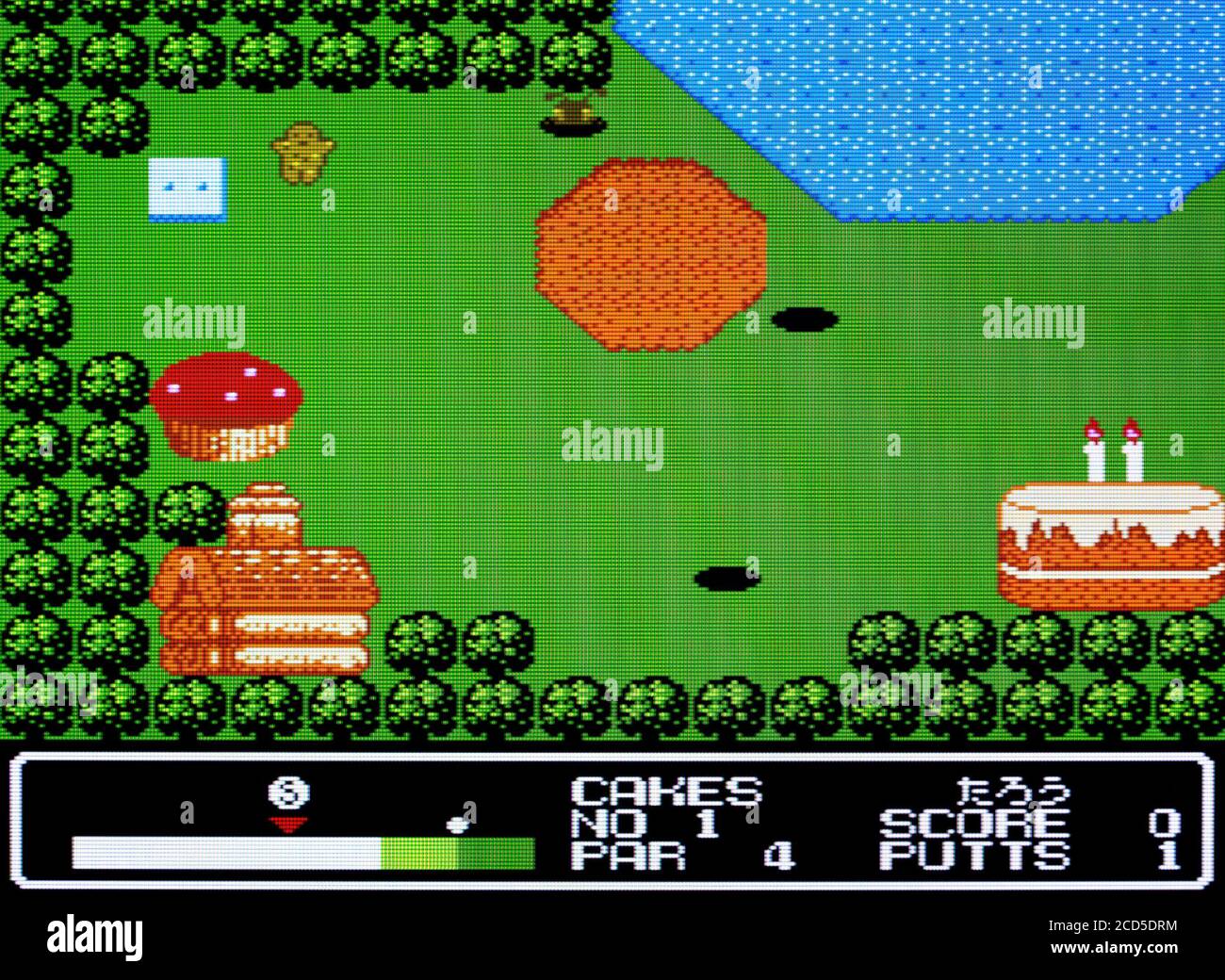 Putt Putt Golf - Nintendo Famicom Disk System Videogame - Editorial use ...