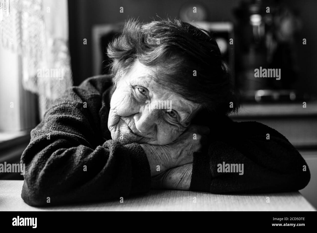 Black And White Portrait Of Old Woman In Her Home Stock Photo Alamy black-and-white-portrait-of-old-woman-in-her-home-stock-photo-alamy