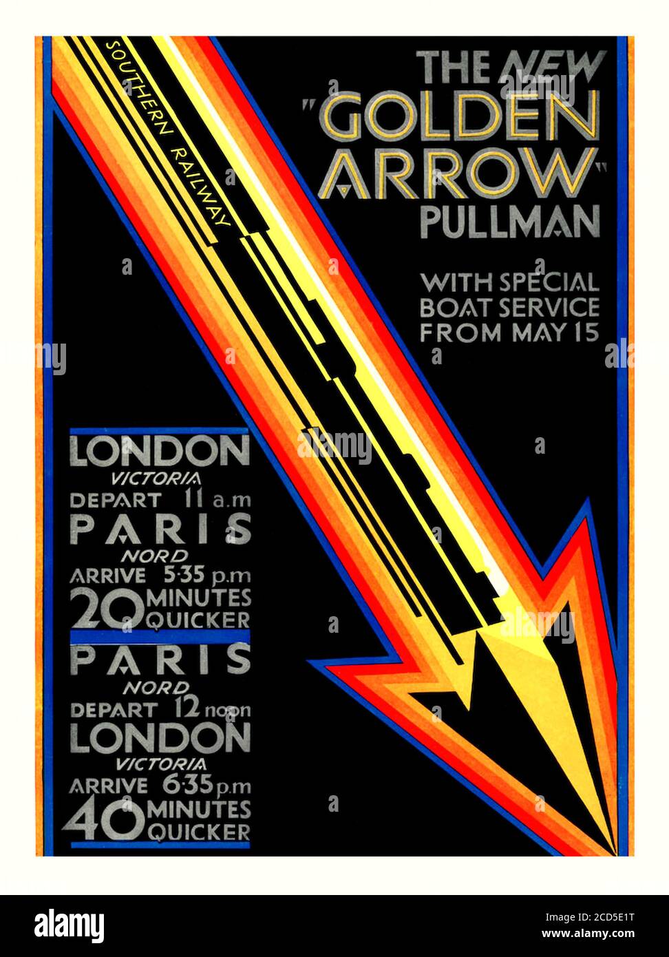 Train station poster Cut Out Stock Images & Pictures - Alamy