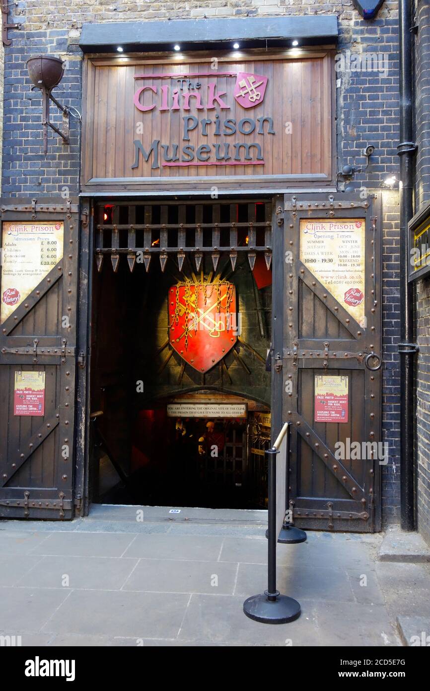 Clink Museum London High Resolution Stock Photography and Images - Alamy