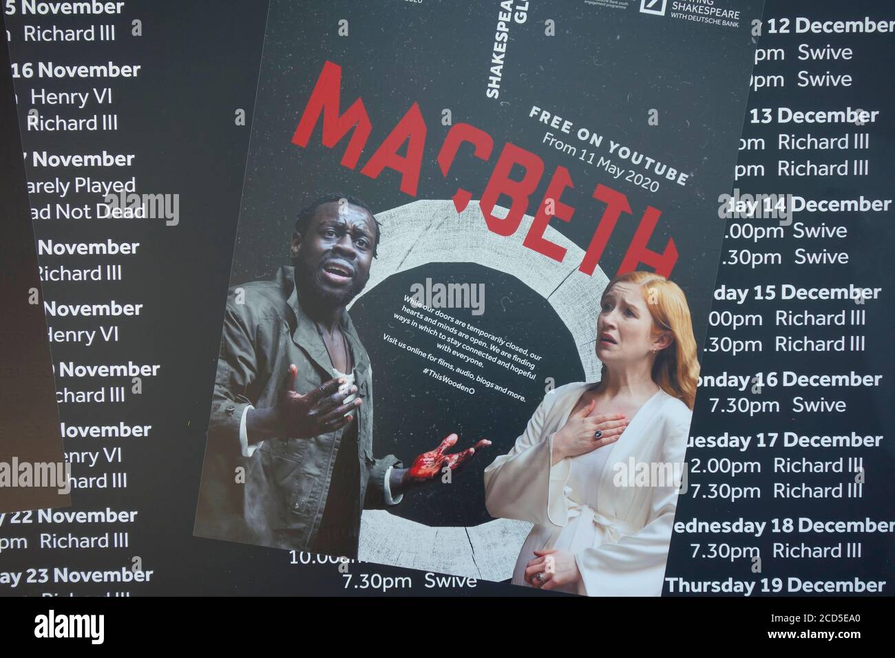 Macbeth globe theatre hi-res stock photography and images - Alamy