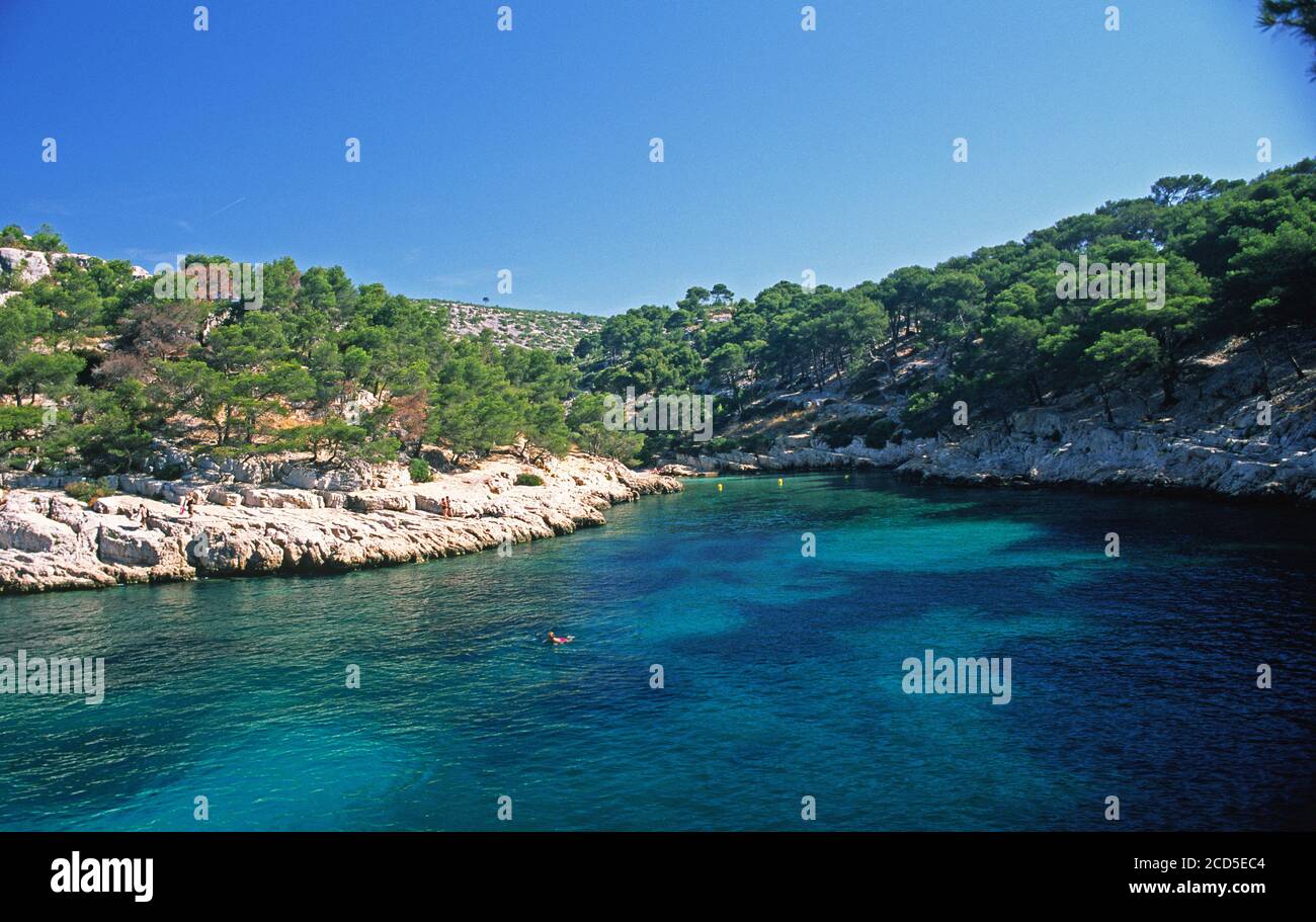Calanque of Port Pin Cassis Stock Photo - Alamy