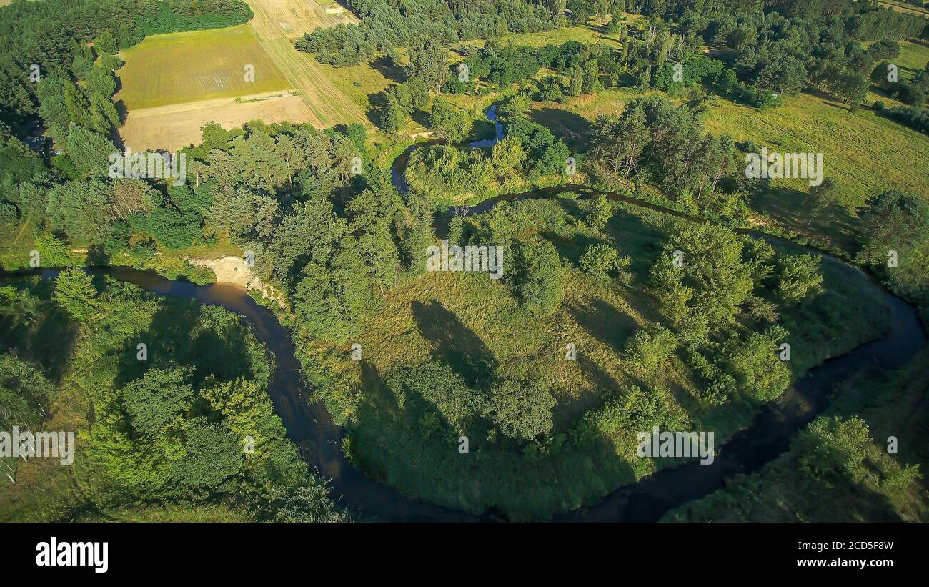 The mysterious river Grabia on a summer day, Poland Stock Photo - Alamy