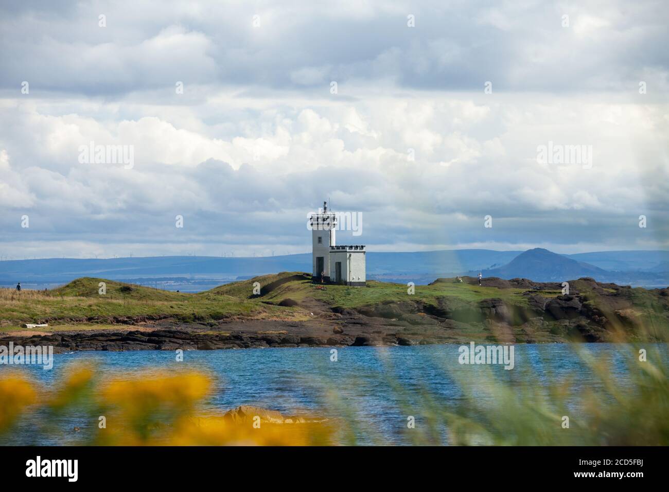 Elie Ness Lighthouse, in Elie, Fife, Scotland Stock Photo - Alamy