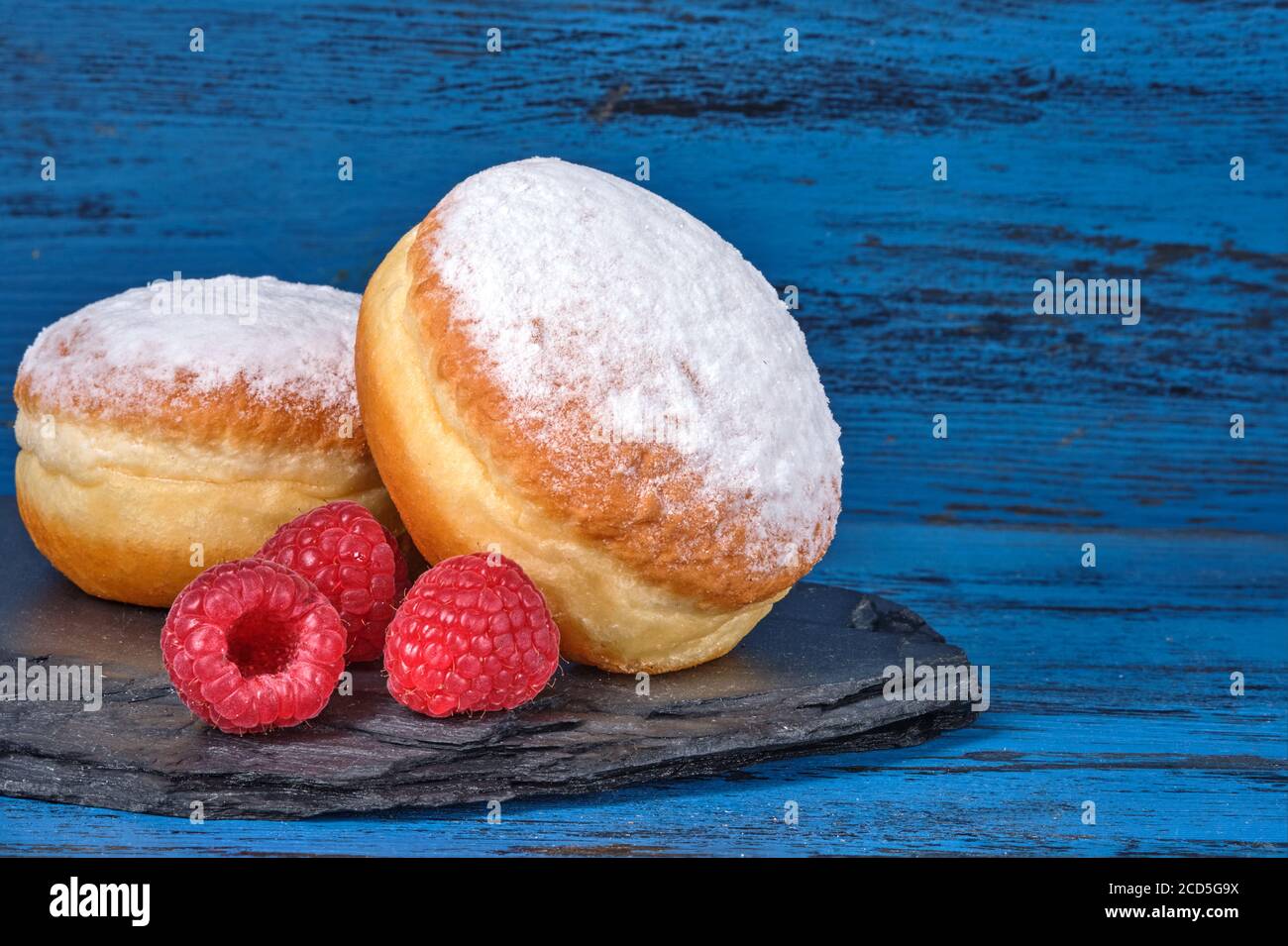 Berliner jelly filled doughnut with raspberry and redcurrant Stock ...
