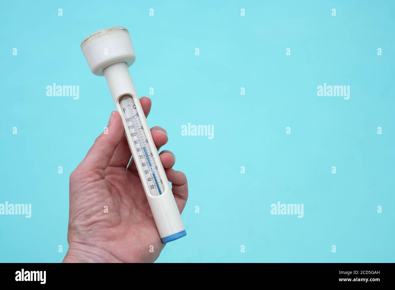 Hand holding thermometer hi-res stock photography and images - Alamy