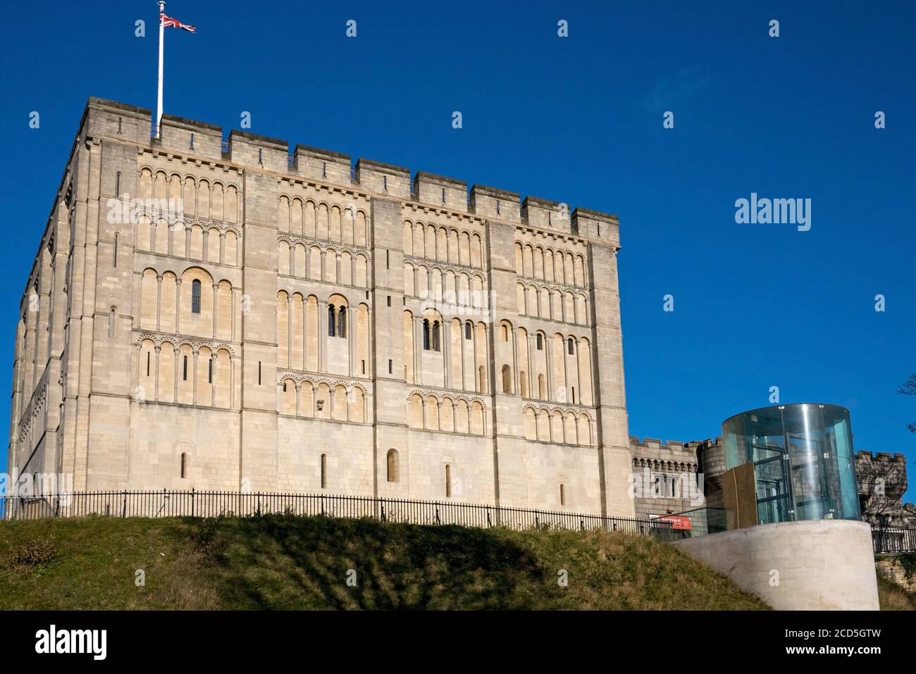The Fortified Norwich Castle, used today as a Museum, and also wedding ...