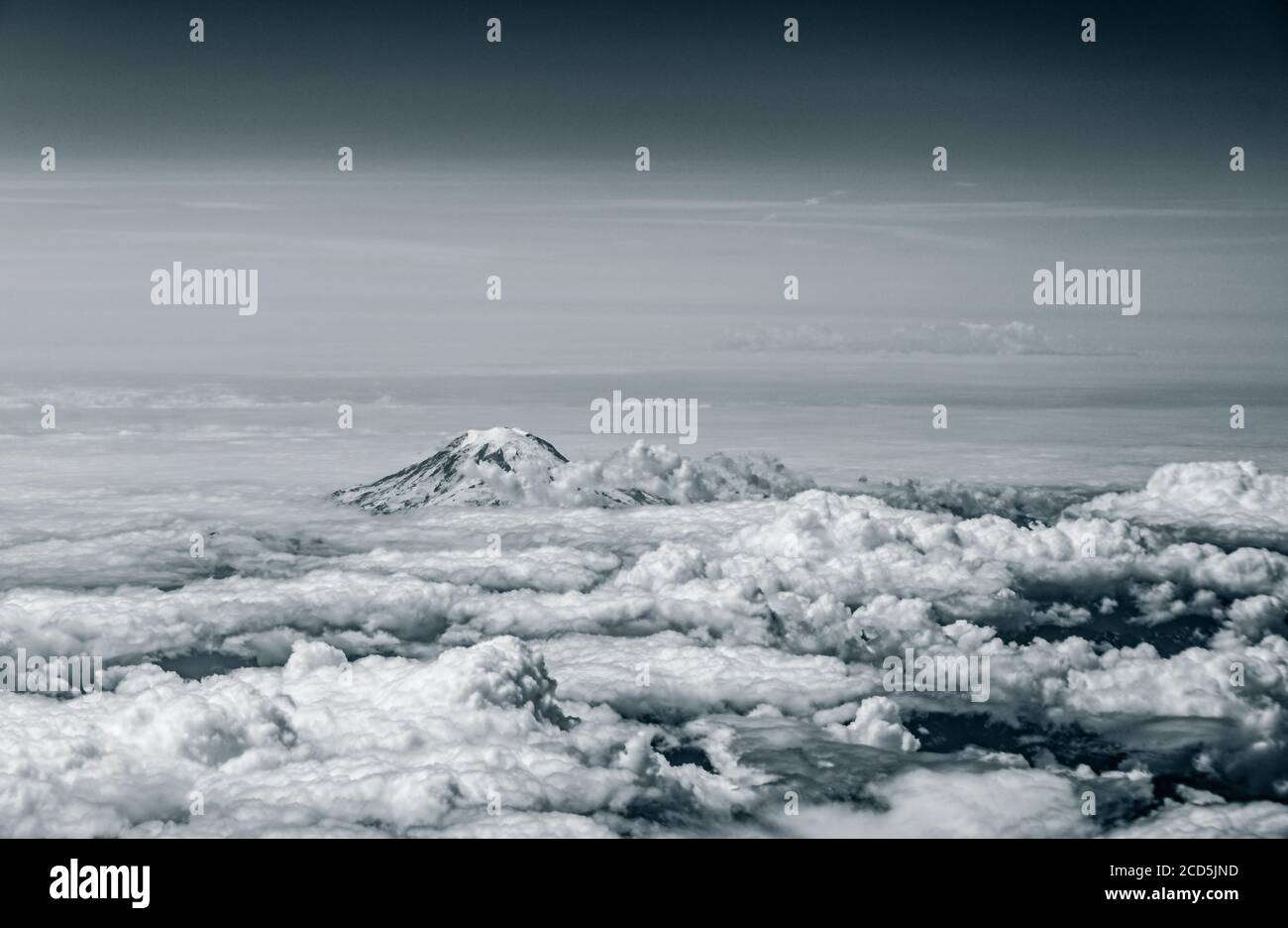 Aerial view of ice landscape Stock Photo - Alamy