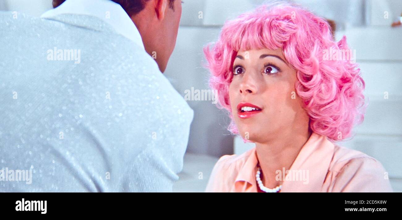 USA. Frankie Avalon and Didi Conn in a scene from the ©Paramount ...