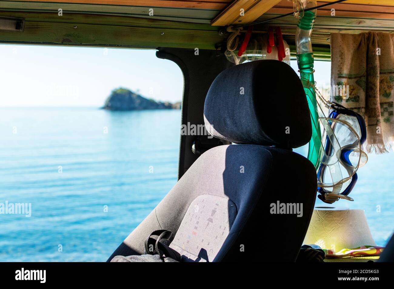 Inside caravan holiday view hi-res stock photography and images - Alamy