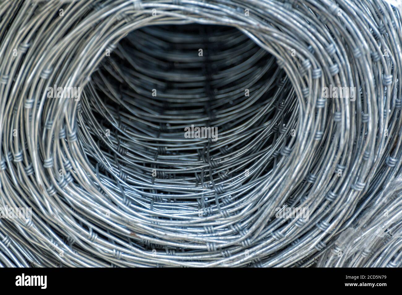 Metal parts for reinforcement. Steel bar iron wire in factory. Grid for ...