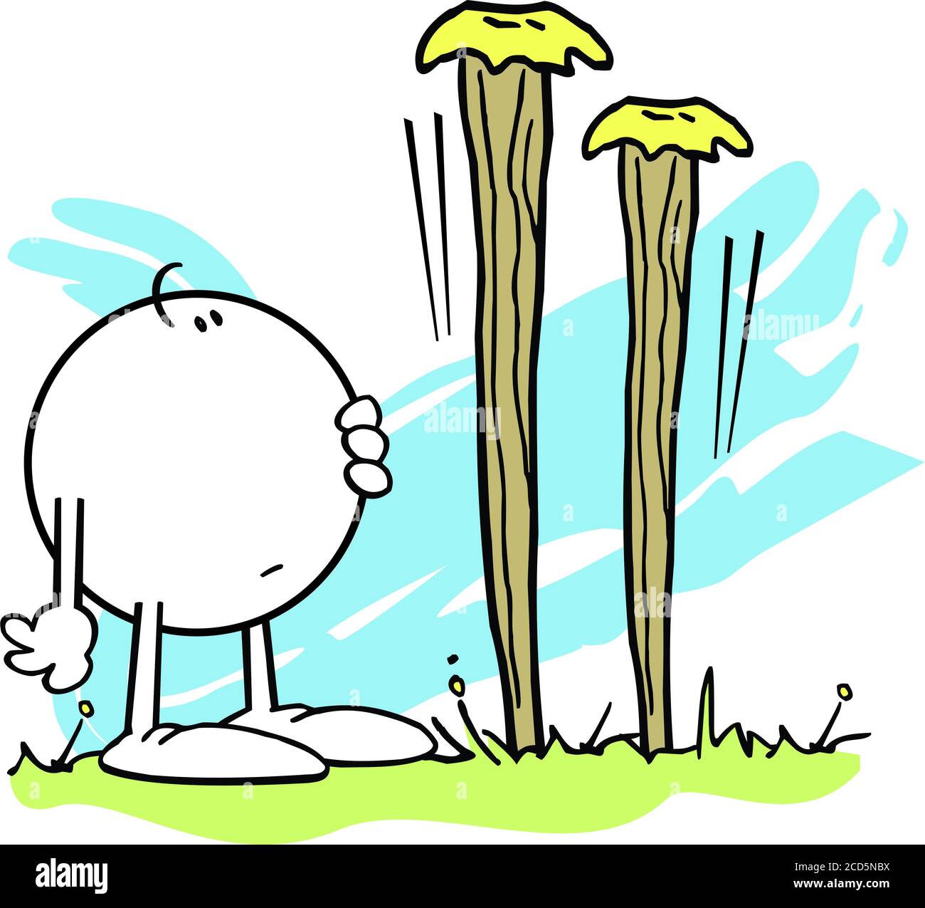 Moodie Stakes are High Stock Photo - Alamy