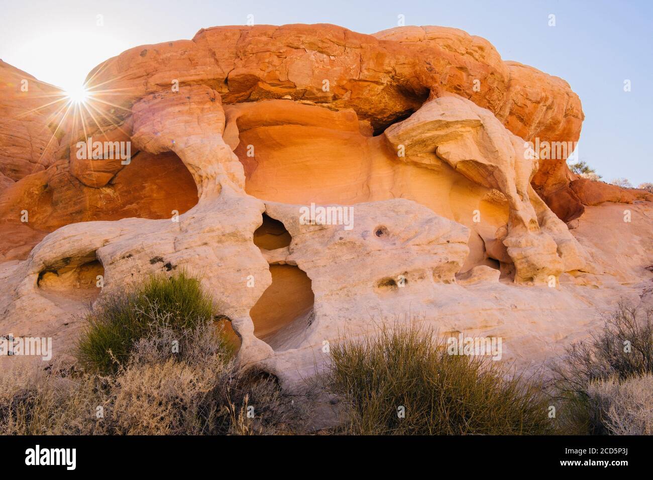 Aztec Sandstone, State Park, Mohave Desert, Overton, Nevada, USA Stock ...