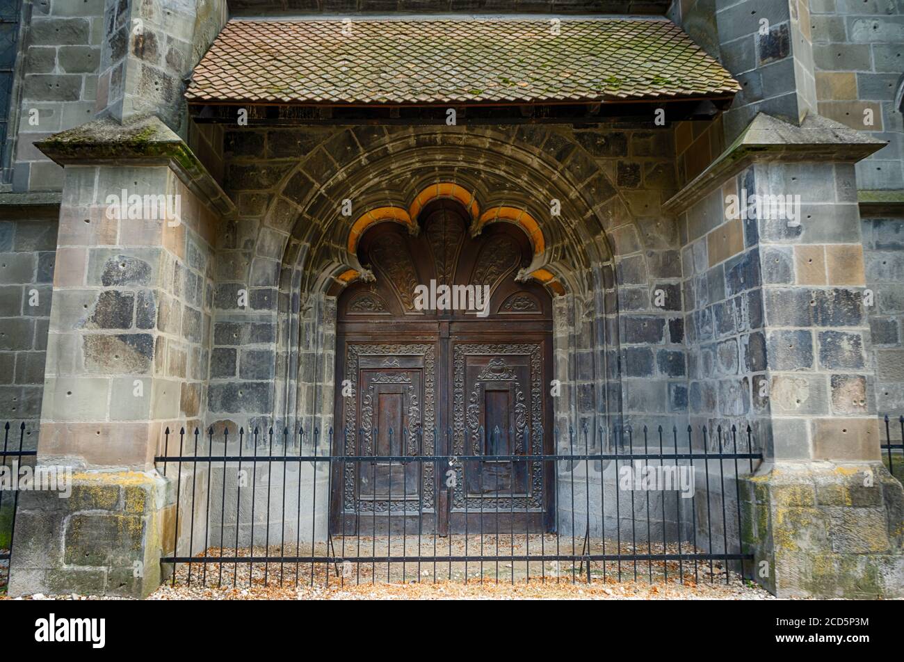 A view of The Black Church build in gothic style. HDR Image Stock Photo ...