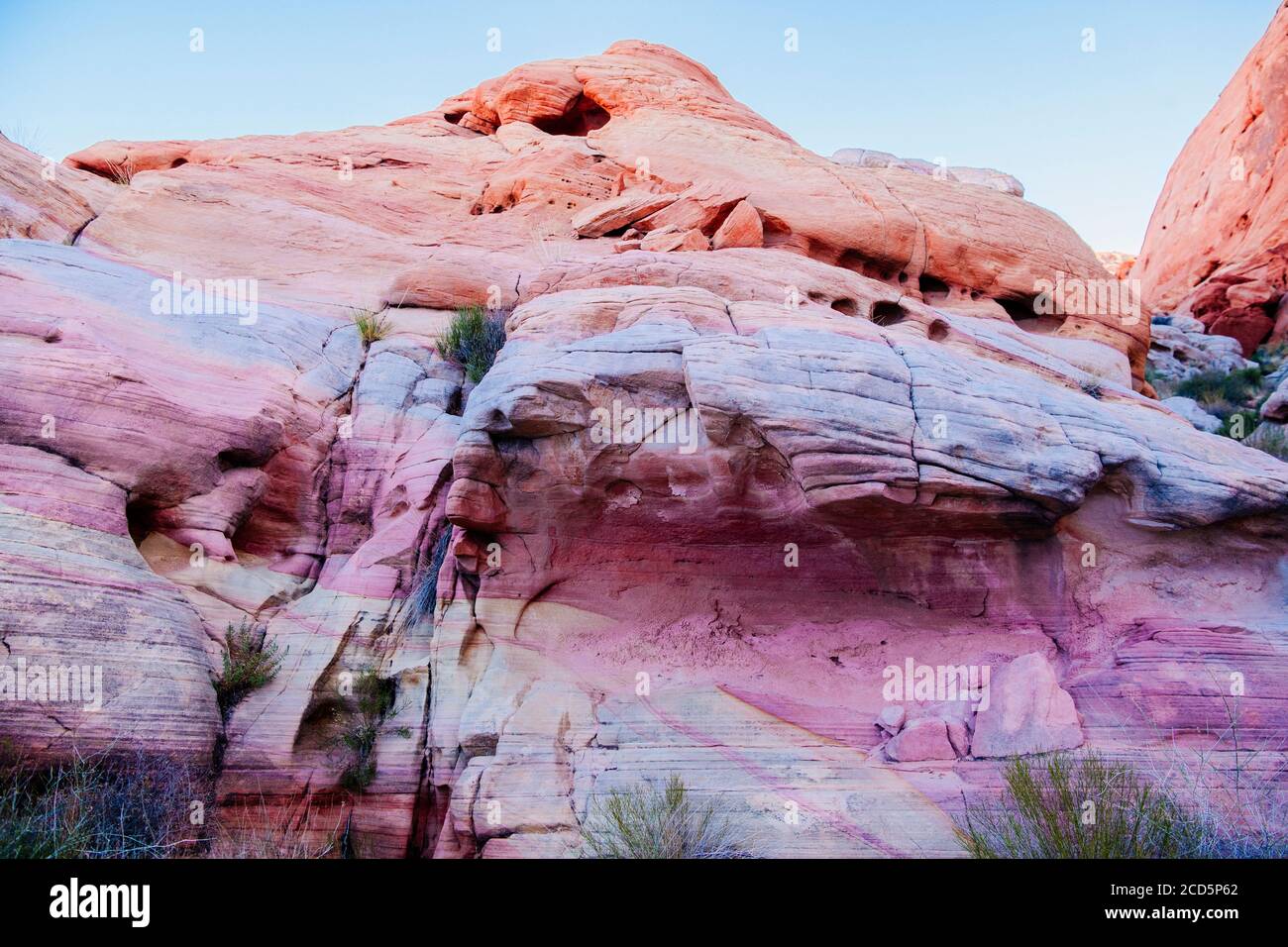 Aztec Sandstone, State Park, Mohave Desert, Overton, Nevada, USA Stock ...