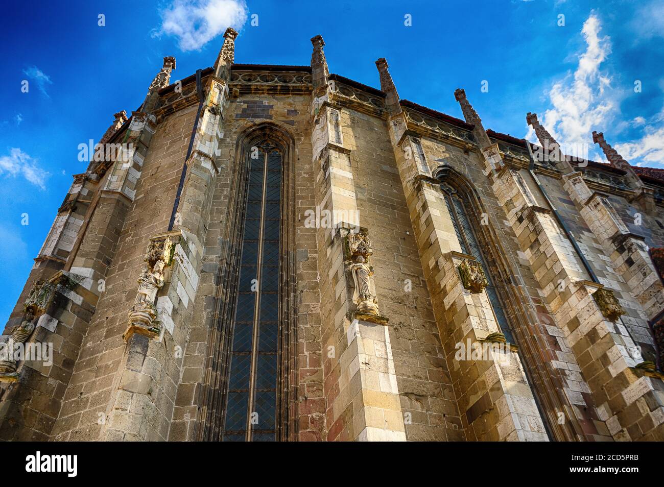 A view of The Black Church build in gothic style. HDR Image Stock Photo ...