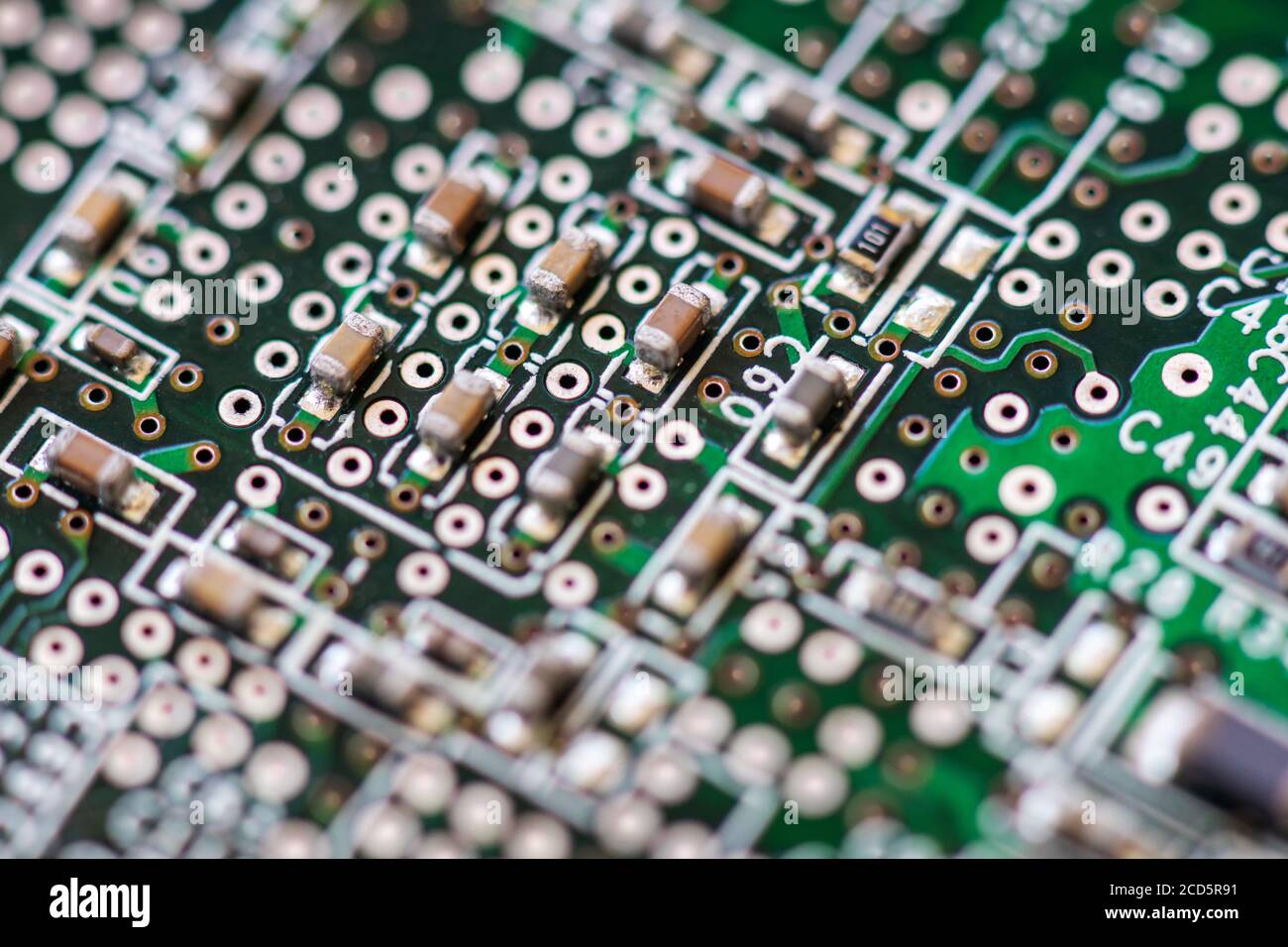 Capacitors on pcb hi-res stock photography and images - Alamy