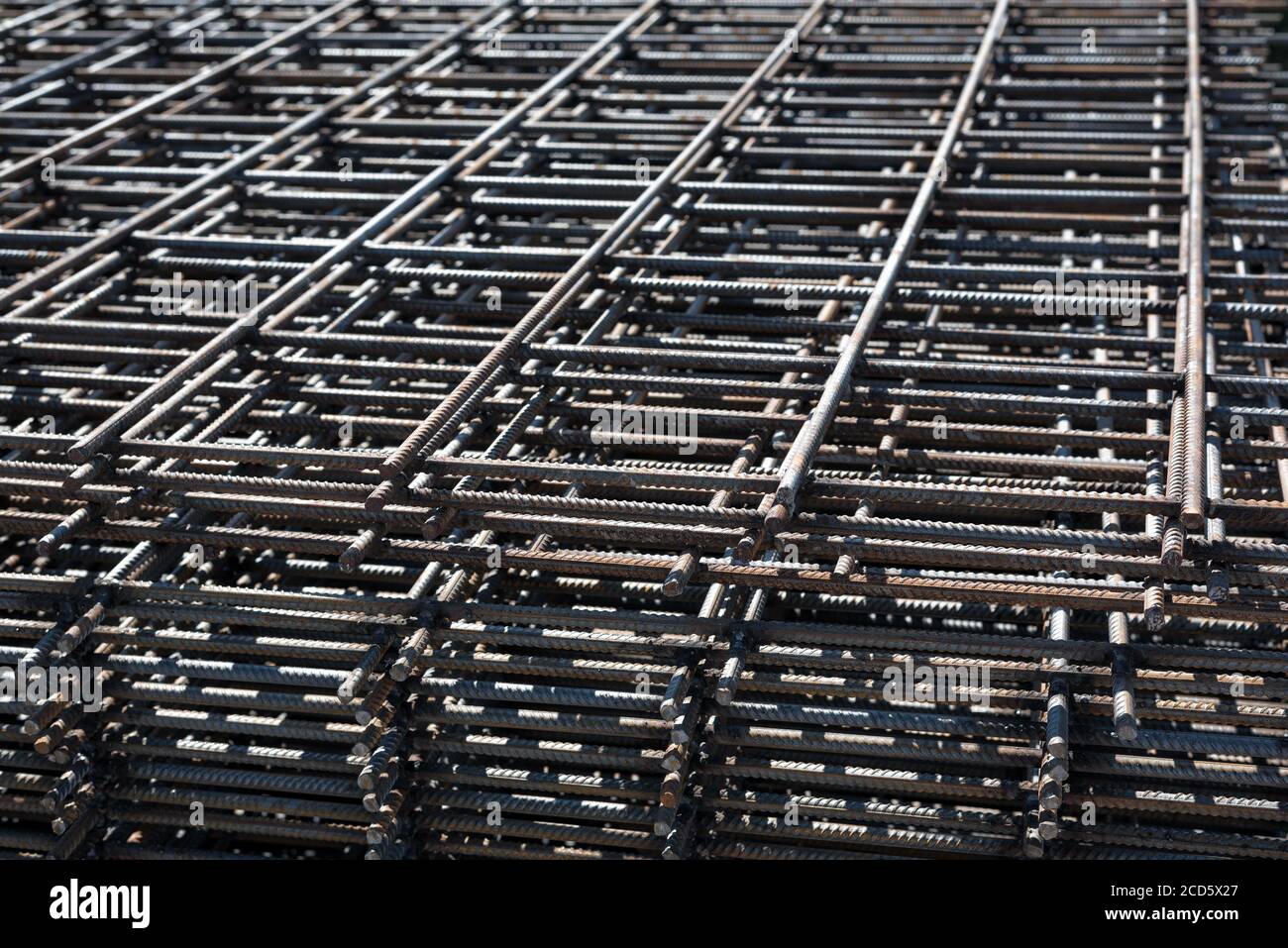 Iron reinforcement. Steel Rebars for reinforced concrete construction ...