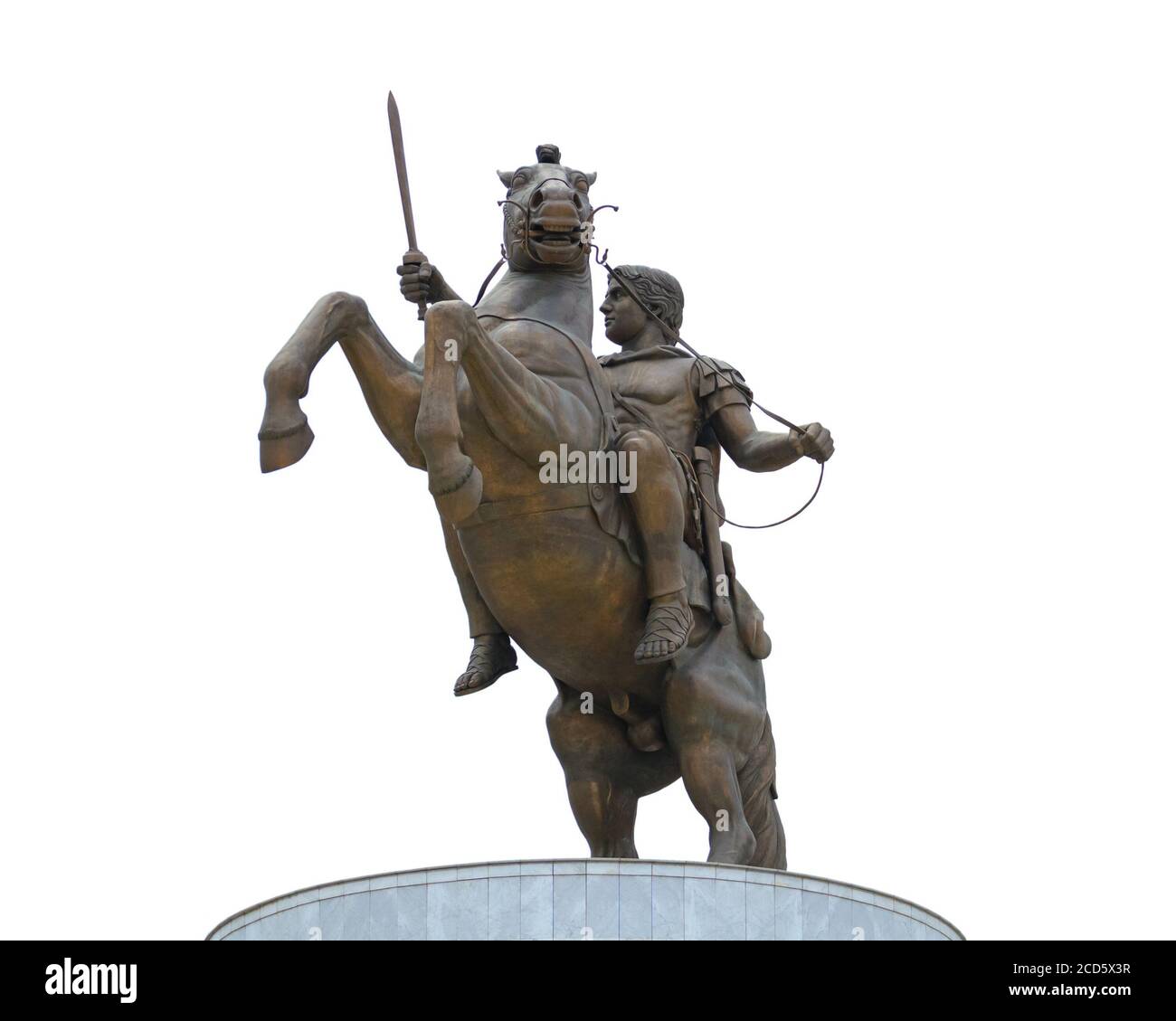 The statue of alexander the great hi-res stock photography and images ...