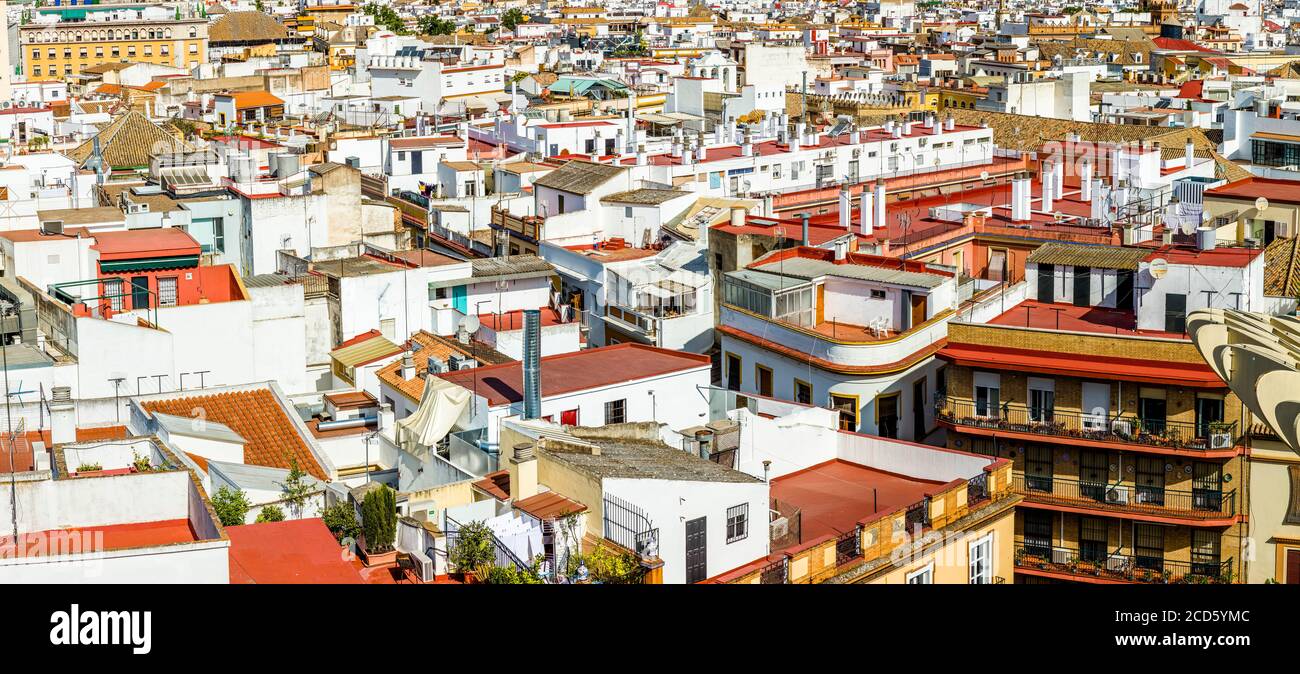 Houses and buildings Seville, Andalusia, Spain Stock Photo - Alamy