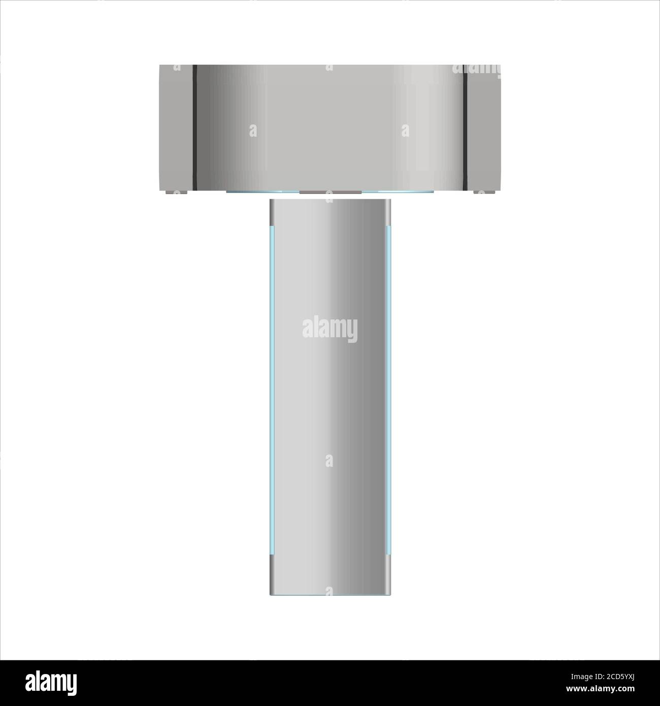 Computer tomograph for detecting internal damage isolated on a white ...