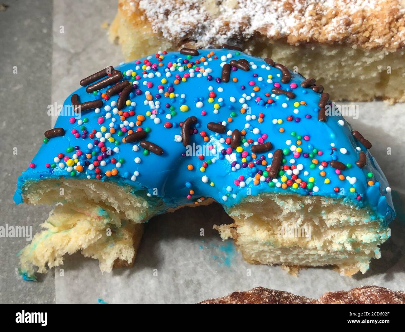 Half eaten donut hi-res stock photography and images - Alamy
