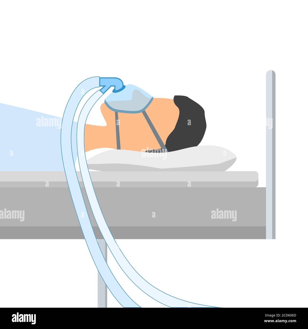 Cpap cartoon hi-res stock photography and images - Alamy