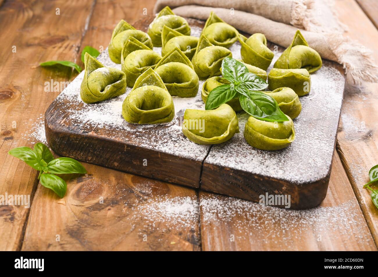 Tortellini e tortelloni typical dishes emilia italy. Food background ...