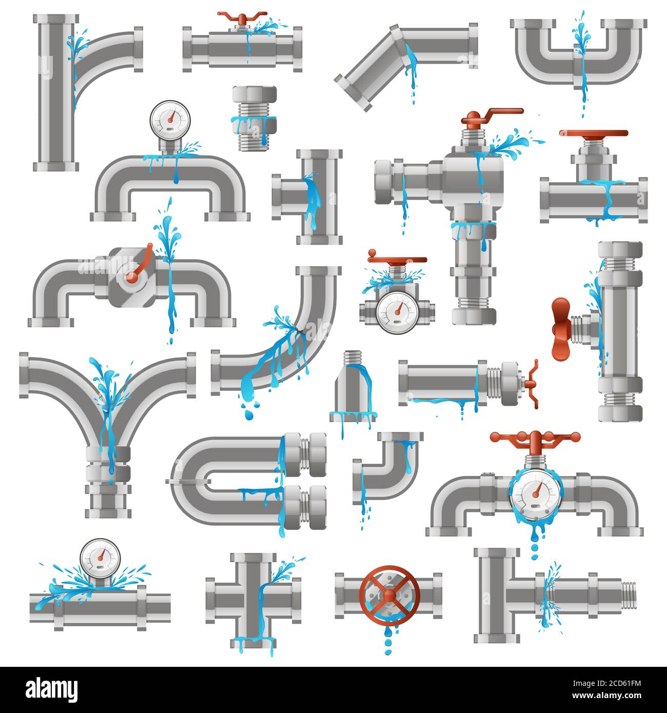 Broken metal pipe hi-res stock photography and images - Alamy