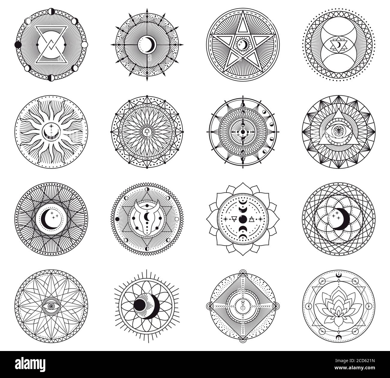 Witchcraft symbols hi-res stock photography and images - Alamy