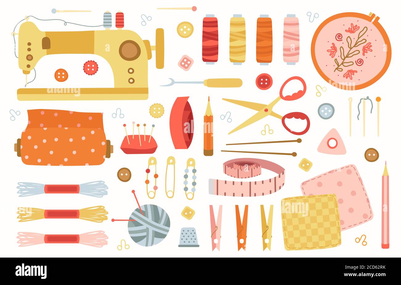 Sewing needle cartoon hi-res stock photography and images - Alamy