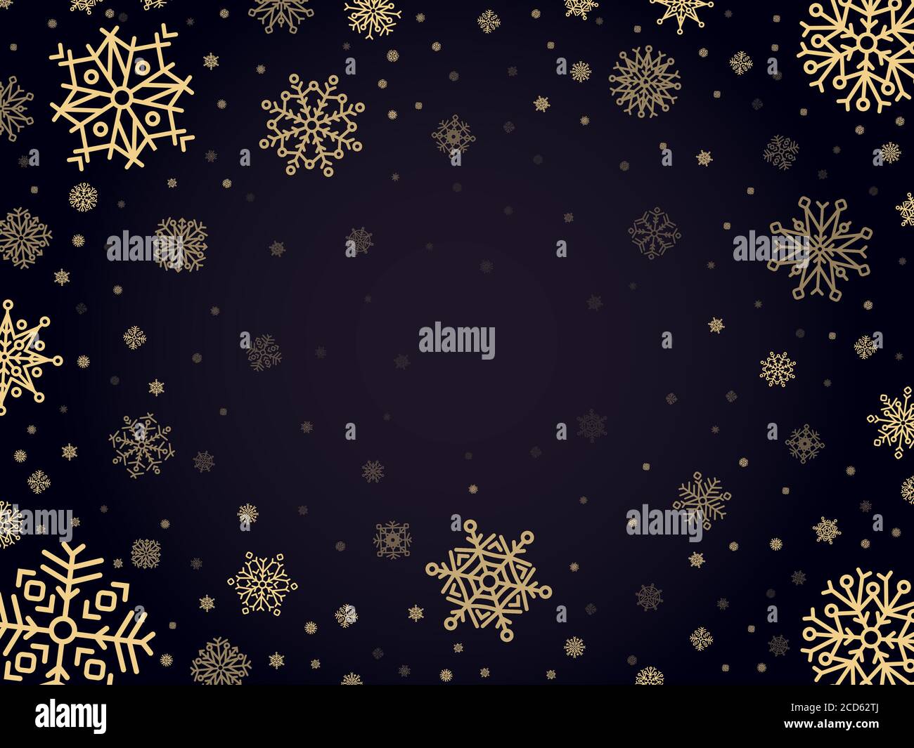 Snow frost backdrop. Snowflakes winter frame, xmas holiday snowed frost ...