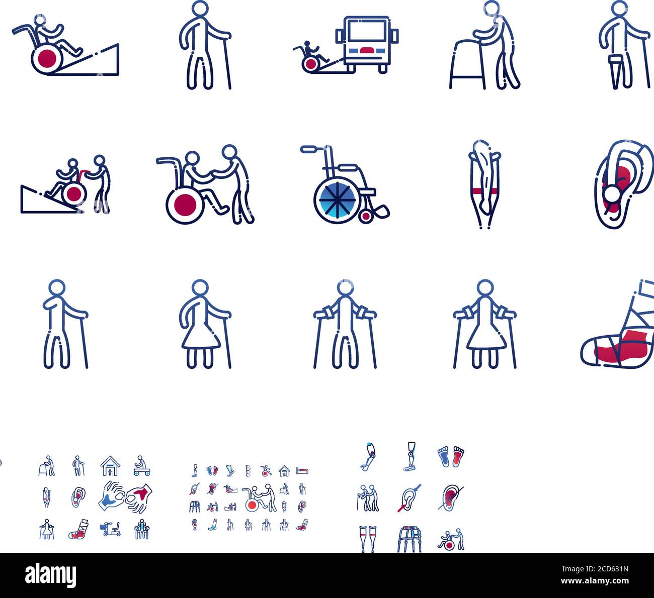 Wheelchair ramp hospital Cut Out Stock Images & Pictures - Alamy