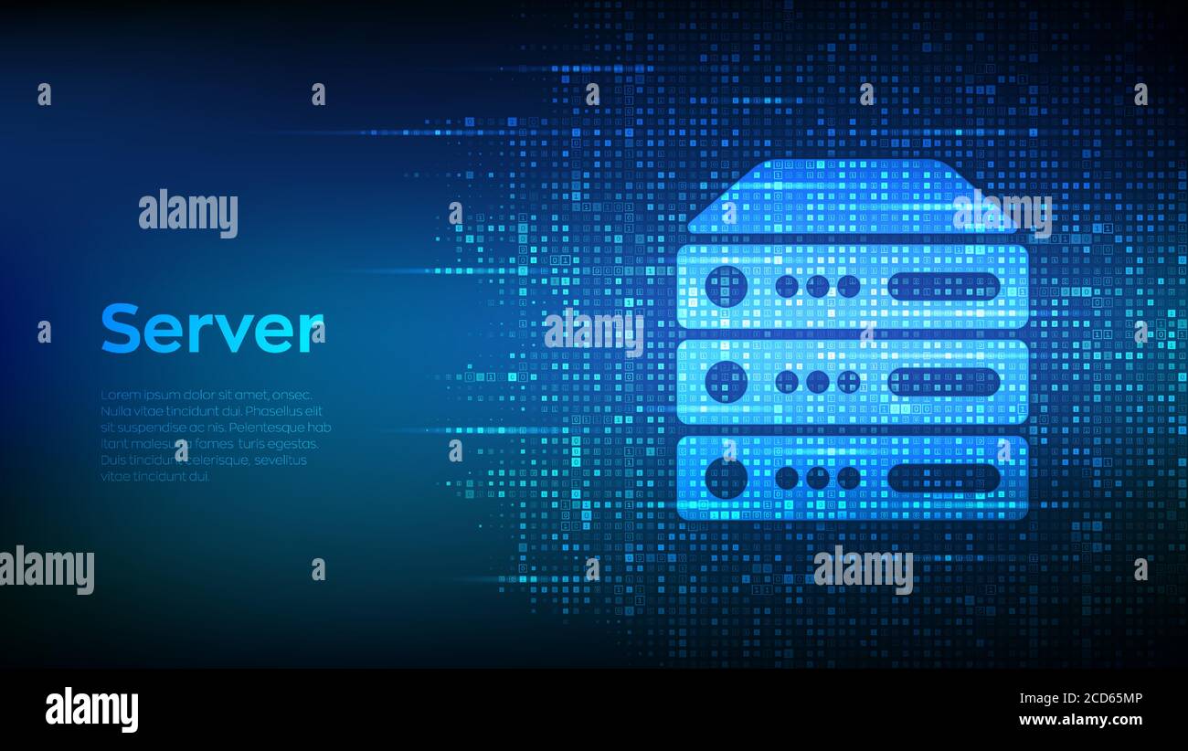 Server and data storage background. Computer server icon made with ... Server and data storage background. Computer server icon made with ...