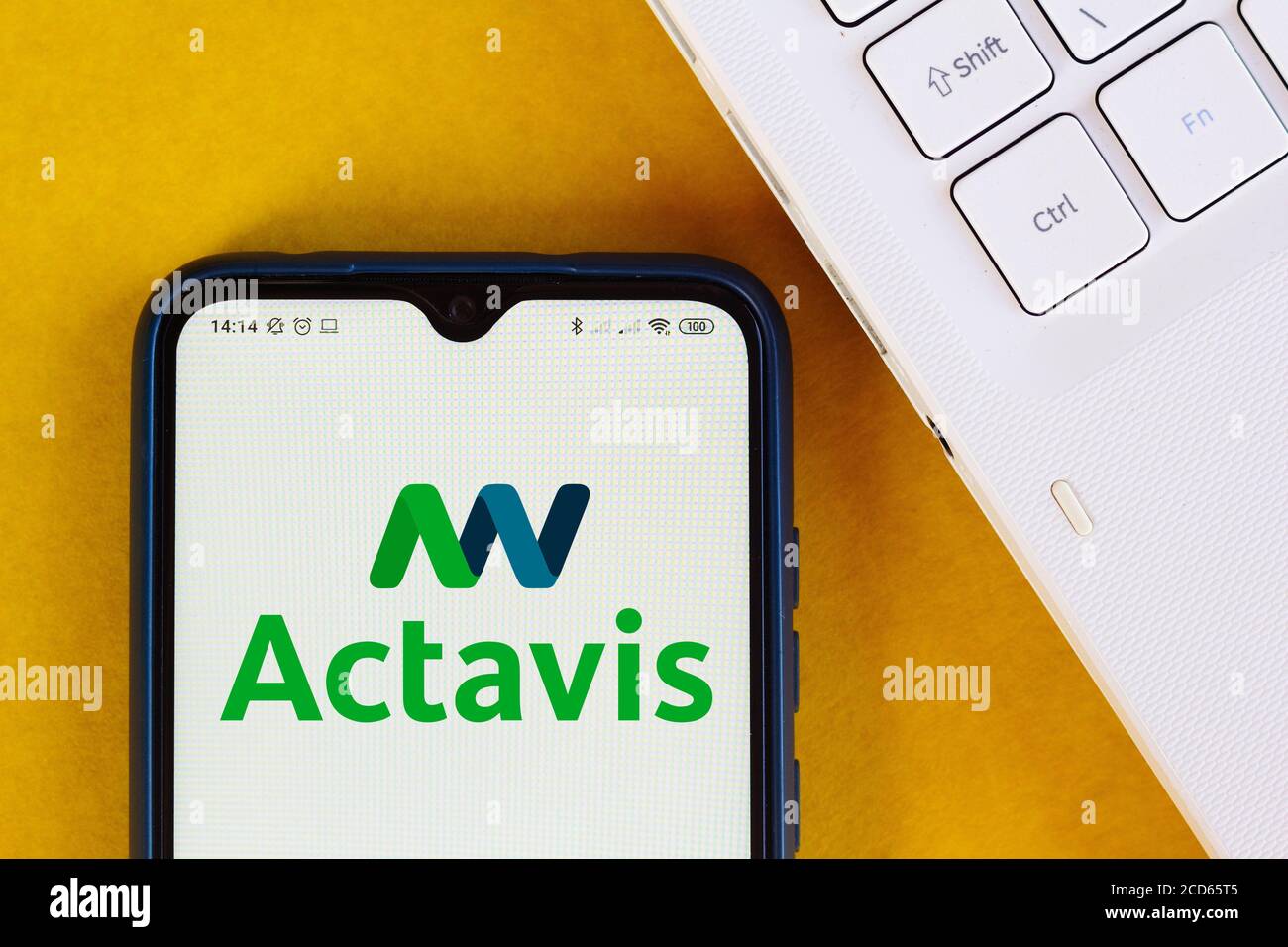 Brazil. 7th Aug, 2020. In this photo illustration the Actavis Generics ...