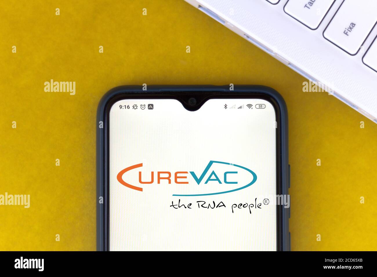 Curevac logo hi-res stock photography and images - Alamy