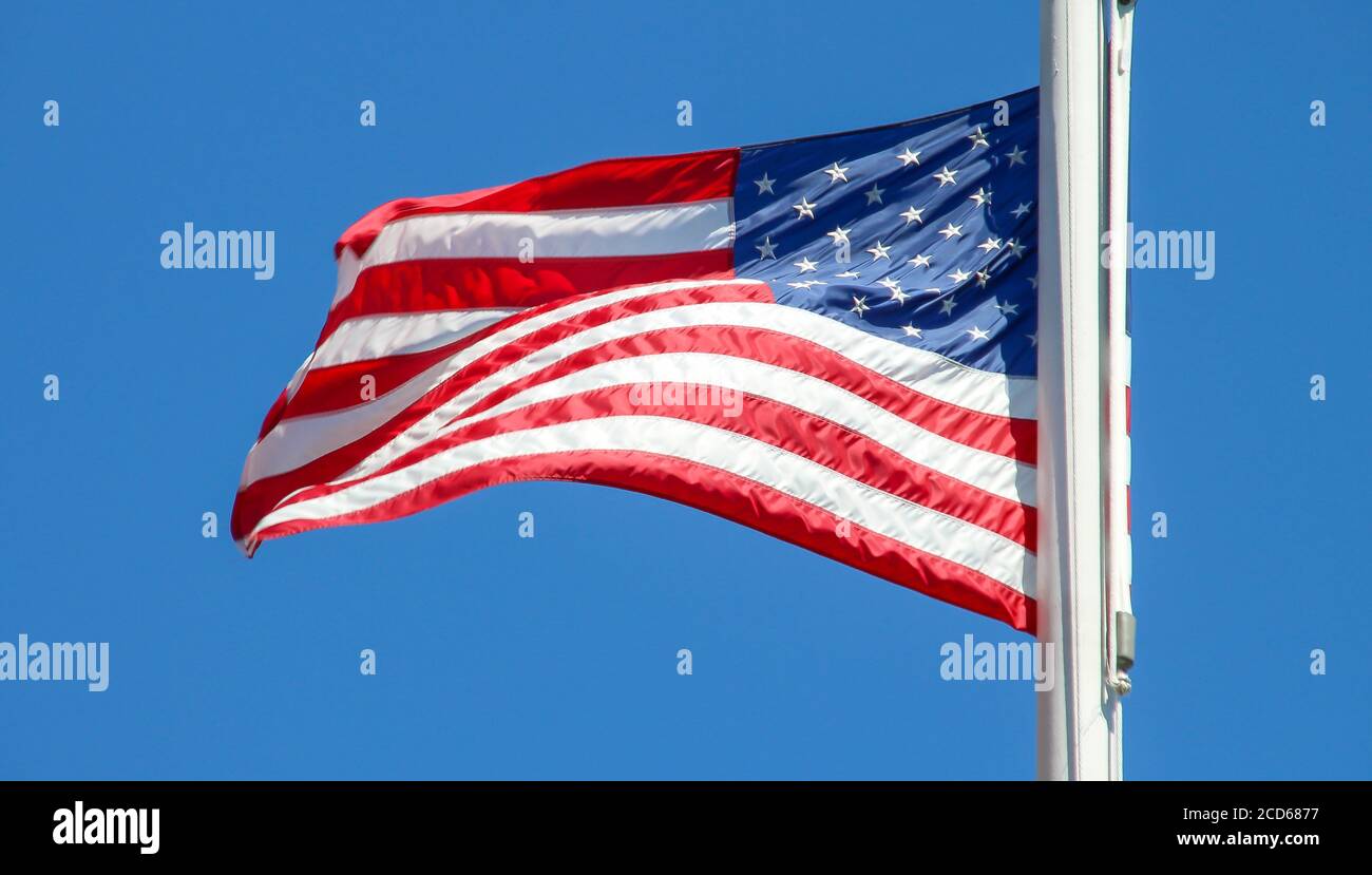 American flag vector hi-res stock photography and images - Alamy
