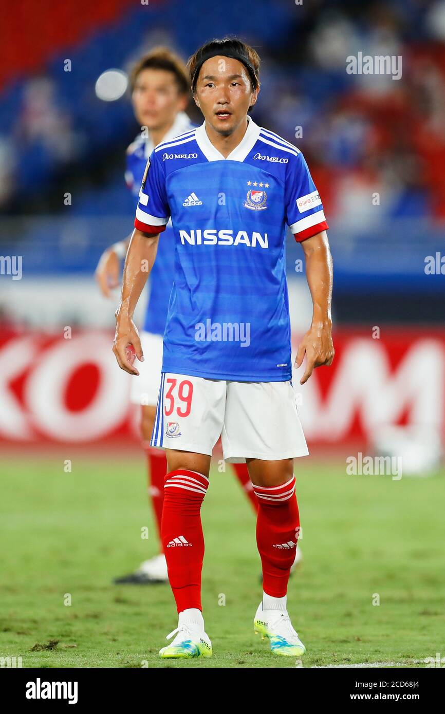 Kanagawa, Japan. 26th Aug, 2020. Jun Amano (F. Marinos) Football/Soccer : 2020 J1 League match ...